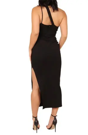 PETAL & PUP Jolie Asymmetric Sheath