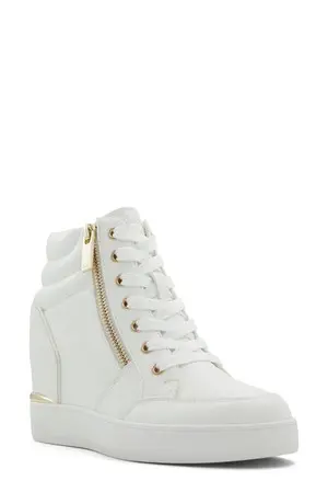 Aldo Ereliclya Wedge Sneakers - White