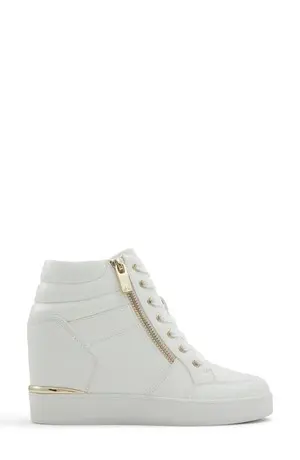 Aldo Ereliclya Wedge Sneakers - White