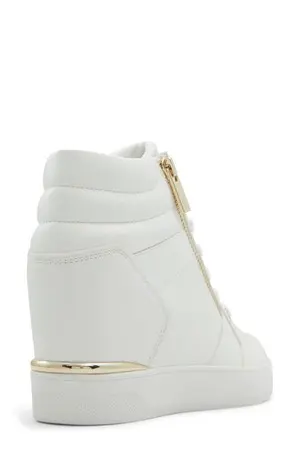 Aldo Ereliclya Wedge Sneakers - White