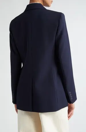 Max Mara Dingey Wool Crepe Blazer