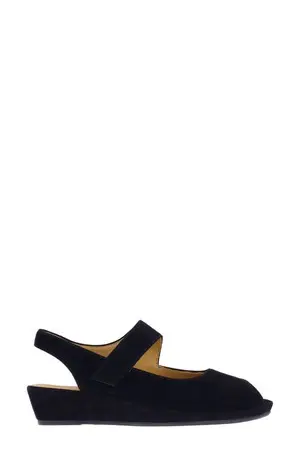 L'AMOUR DES PIEDS Berilita Slingback Wedge Sandal - Black