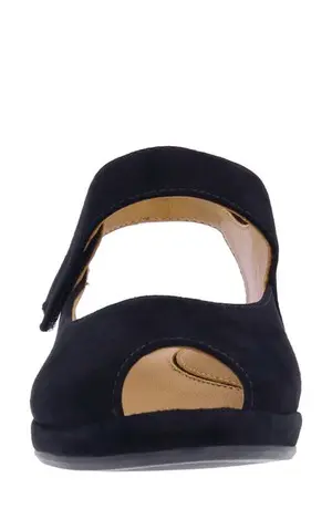 L'AMOUR DES PIEDS Berilita Slingback Wedge Sandal - Black