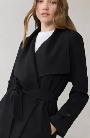 Soia & Kyo Olivia Trench Coat - Black