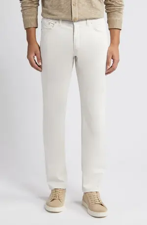 BRAX Cooper Fancy Regular Fit Five-Pocket Pants Sand