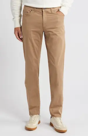 BRAX Cooper Fancy Regular Fit Five-Pocket Pants Sepia