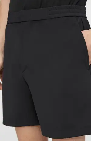 Theory Curtis Slim Fit Drawstring Shorts - Blk