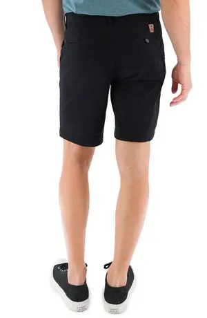 DEVIL-DOG DUNGAREES 9-inch Performance Stretch Chino Shorts - Black