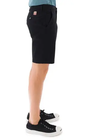 DEVIL-DOG DUNGAREES 9-inch Performance Stretch Chino Shorts - Black
