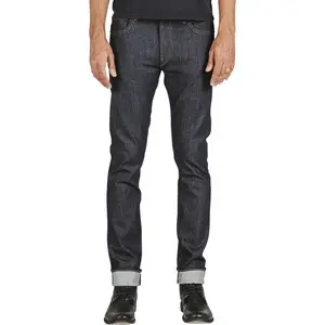 HIROSHI KATO The Needle Skinny 10.5-ounce Stretch Selvedge Jeans - Indigo Raw