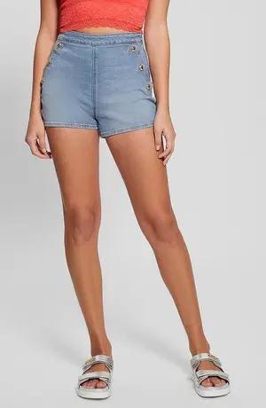 Guess Logo Shorts For Women