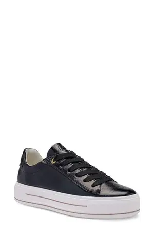 ARA Carol Leather Sneaker - Black