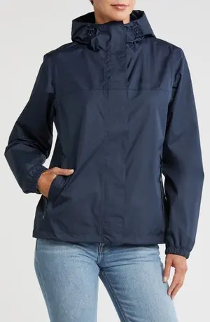 Helly Hansen Vancouver Hooded Rain Jacket - Navy
