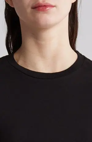 RE/DONE Organic & Recycled Cotton Micro T-shirt - Black