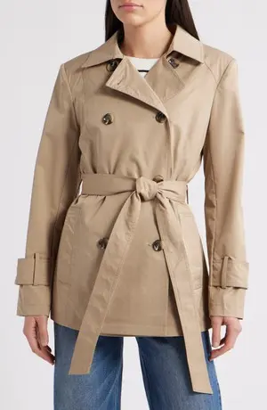 Sam Edelman Belted Trench Coat - Sand/sand