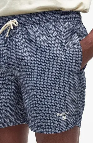 Barbour Shell Swim Trunks - Navy