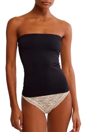 Free People Intimately FP Carrie Tube Top Black