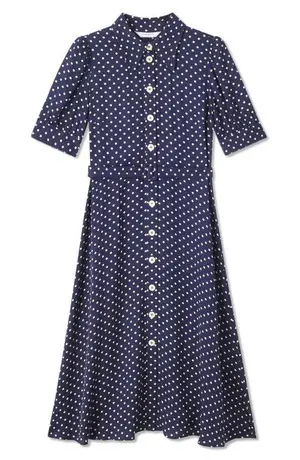 LK BENNETT Valerie Spot Midi Shirtdress
