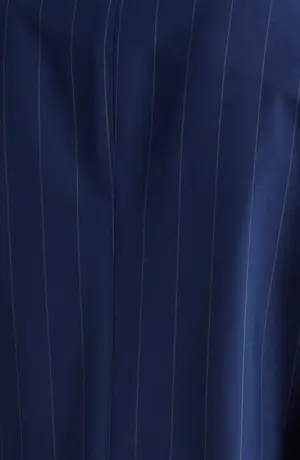 Eleventy Pinstripe Stretch Wool Blend Suit - Blue