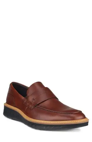 Ecco St.1 Hybrid Penny Loafer - Cognac
