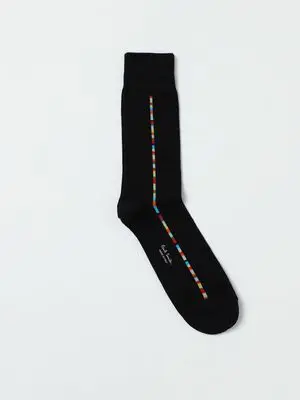 Paul Smith Striped Socks - Black