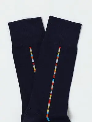 Paul Smith Striped Socks - Blue