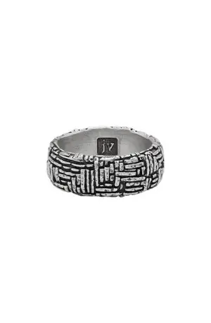 John Varvatos Artisan Sterling Band Ring - Silver