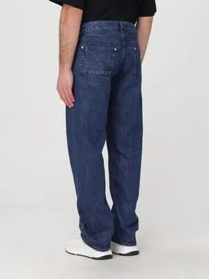 Palm Angels Straight Leg Jeans - Denim