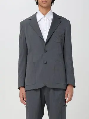 Palm Angels Tailored Jacket With Embroidered Logo