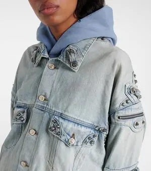Balenciaga Cagole Oversized Denim Jacket
