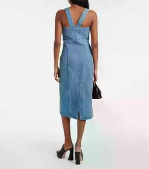 PATOU Denim Midi Dress