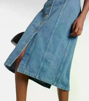 PATOU Denim Midi Dress