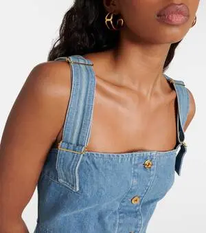 PATOU Denim Midi Dress - Blue