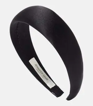 JENNIFER BEHR Kate Silk-blend Headband - Black