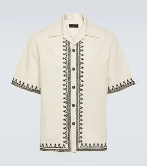Alanui Akasha Embroidered Cotton-blend Shirt
