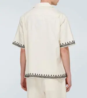 Alanui Akasha Embroidered Cotton-blend Shirt
