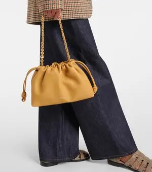 Loewe Flamenco Medium Leather Shoulder Bag