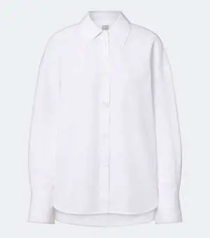 TOTEME Cotton Poplin Shirt - White