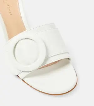 GIANVITO ROSSI Embellished Leather Sandals