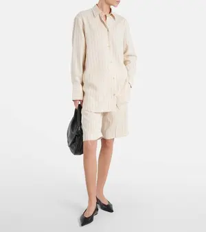 TOTEME Pinstriped Shirt - White