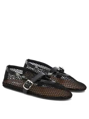 Alaïa Fishnet Ballet Flats