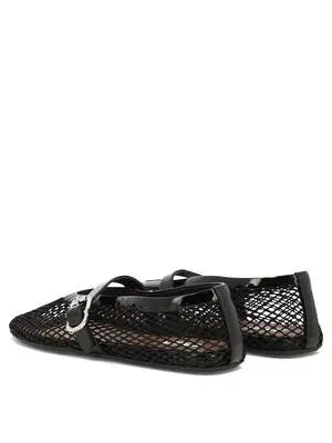Alaïa Fishnet Ballet Flats