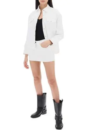 Wardrobe.NYC Denim Mini Skirt