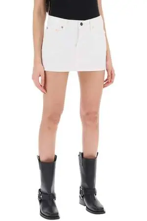 Wardrobe.NYC Denim Mini Skirt