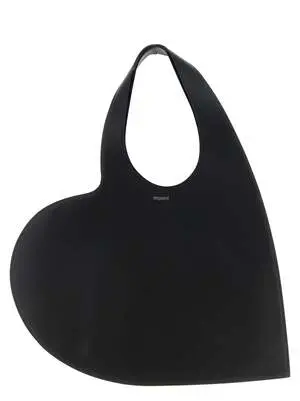 Coperni Heart Shoulder Bag - Black