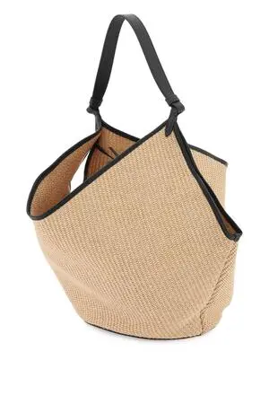 Khaite Medium Lotus Raffia Bag