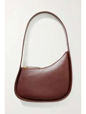 THE ROW Half Moon Leather Shoulder Bag