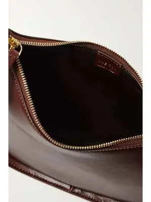 THE ROW Half Moon Leather Shoulder Bag