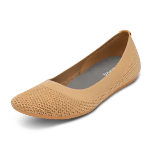 Allbirds Tree Breezers Ballerina Flats Forage Tan