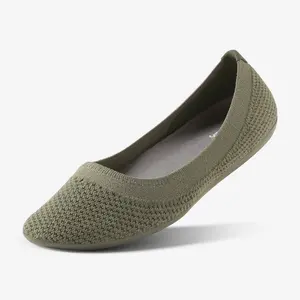 Allbirds Tree Breezers Ballerina Flats Rugged Green